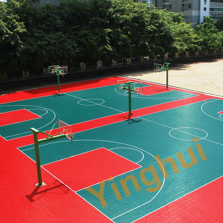 Suelos modular para cancha deportivo multiusos exteriores